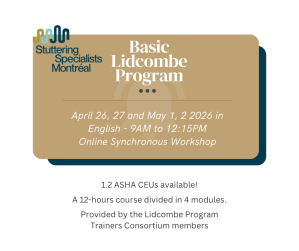 Lidcombe Program – Stuttering Specialists Montreal